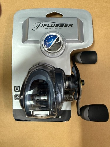 Pflueger President PRESLP-F Baitcaster Reel 6.5:1 with Flipping Switch ...