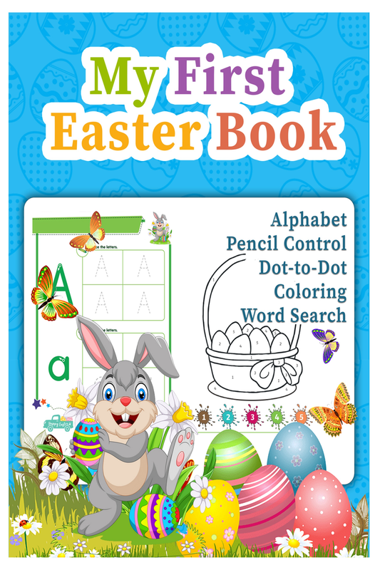 Easter Theme ABC Alphabet Writing Book - Capital & Small Letters ...