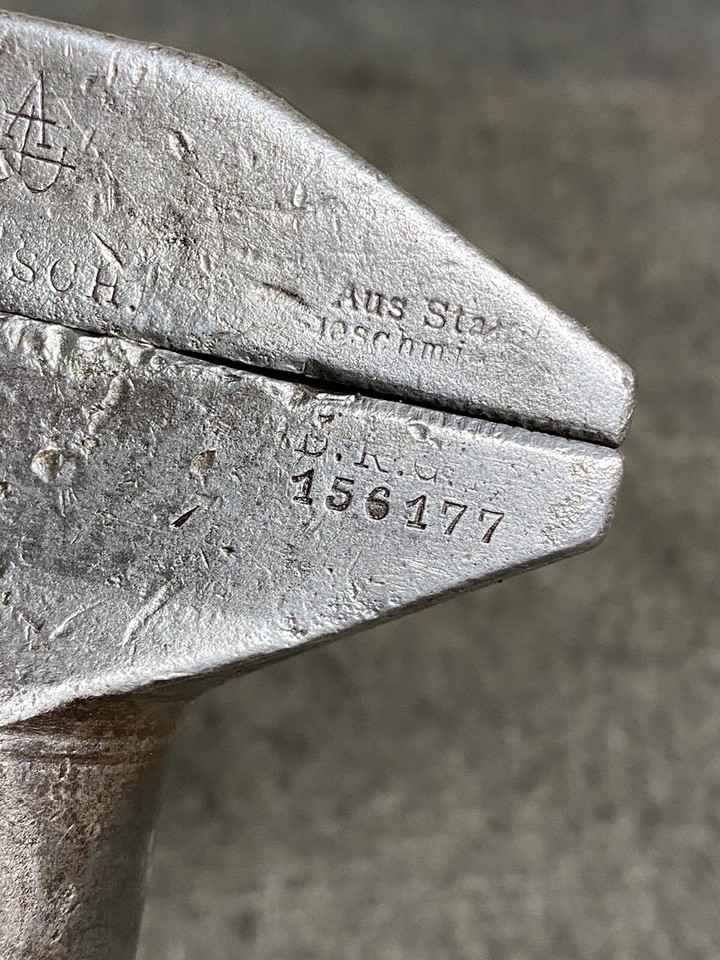Rare VTG Wrench Double Sided Adjustable Wrench B & Sch. Germany DRGM ...