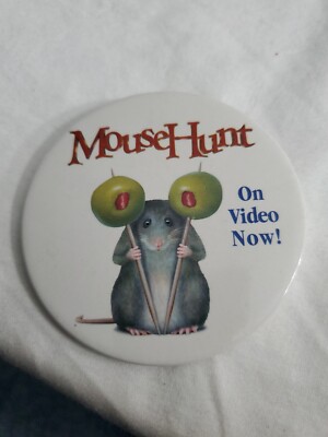 1998 Mouse Hunt Movie 3" Pinback Button | eBay