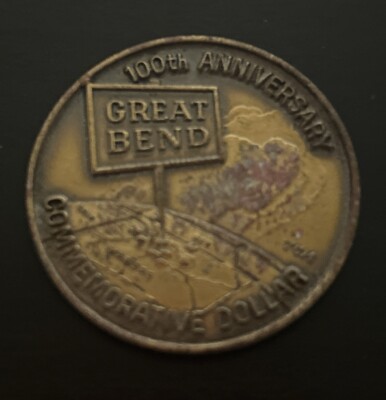 1972 Great Bend Kansas Commemorative Dollar Token | eBay