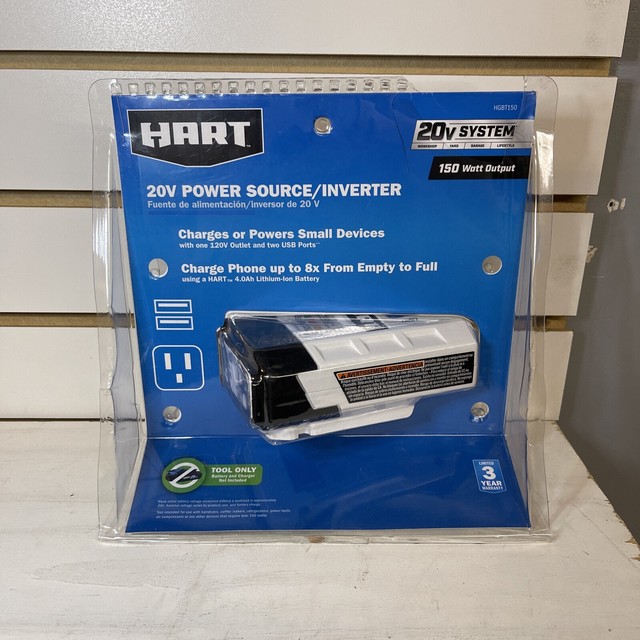 Hart HGBT150 150 Watt Battery Inverter for sale online | eBay