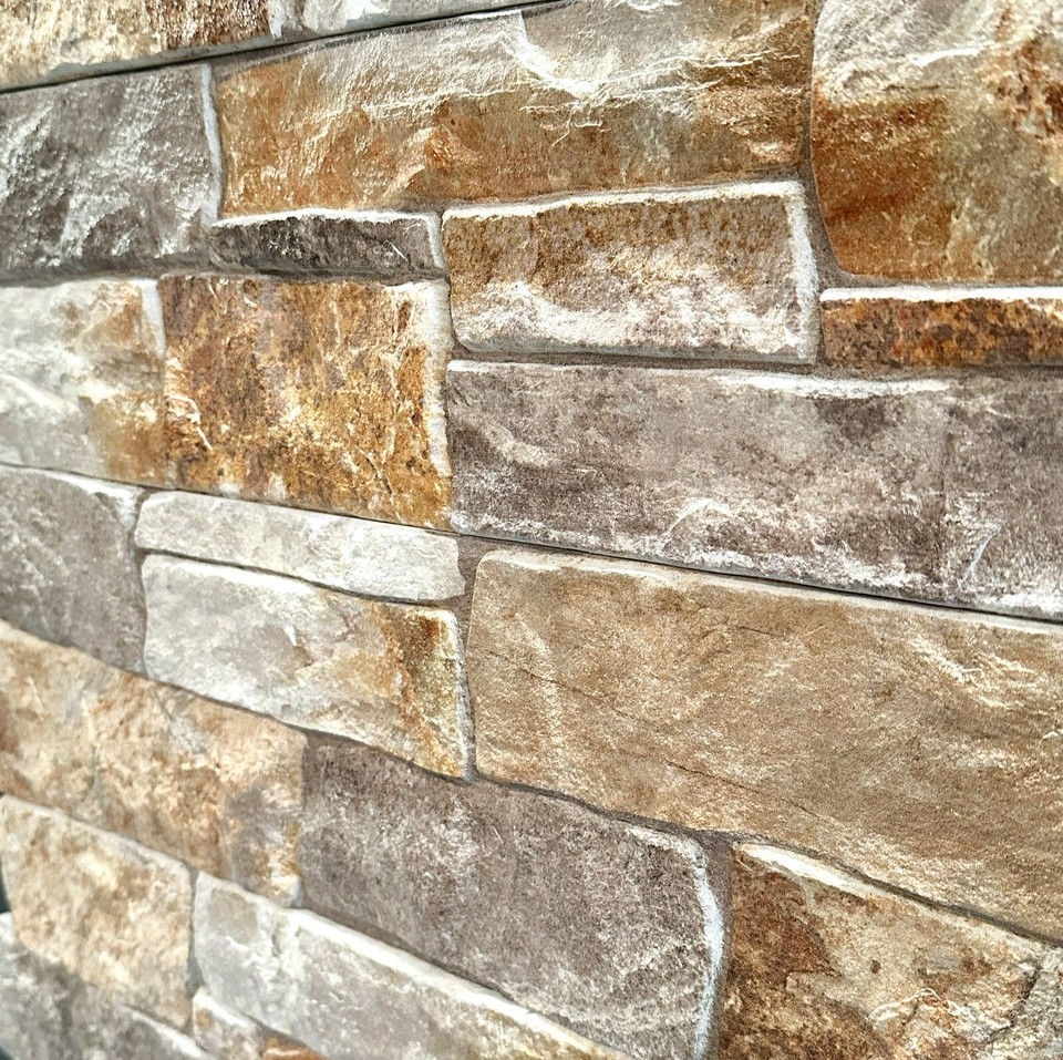 SAMPLE of TORRE RUST - Stone Cladding for External Walls, Stone Brick ...