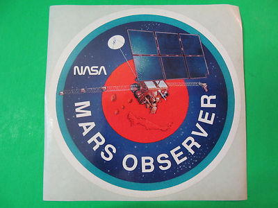 NASA Mars Observer Sticker. 4" Dia. | eBay