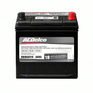 ACDelco Advantage/Silver 26RS Battery and Related Components - Vehicle ...
