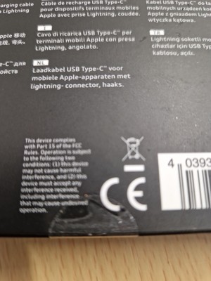 Genuine Audi USB-C to Apple Lightning Charging cable (Red/Silver ...