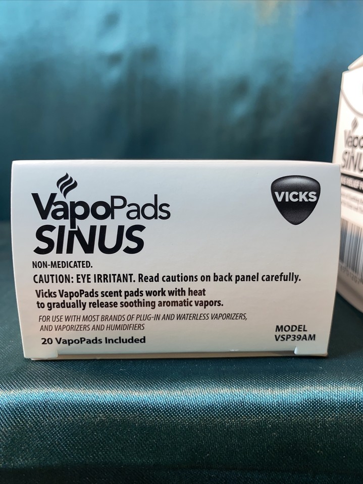 2 - Vicks VapoPads Original Menthol Scent 20 Count Menthol Scented ...