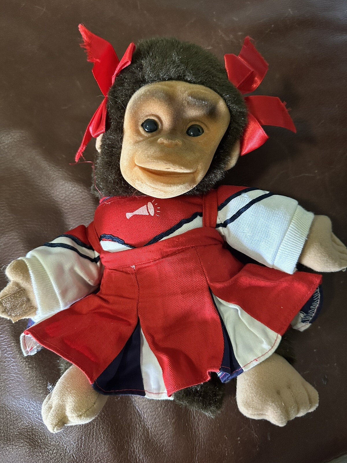 Vintage Hosung Plush Cheer Leader Monkey Puppet 1994 | eBay