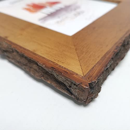 Eosglac 8x10 Live Edge Picture Frames, Rustic Wooden Photo Frame ...
