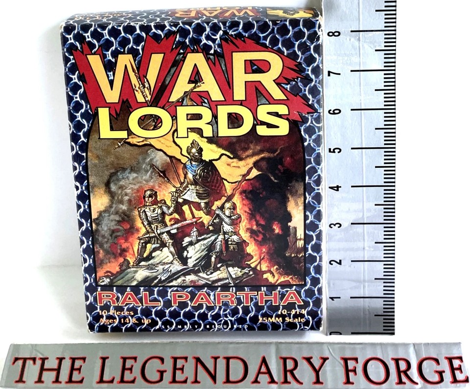 Ral Partha Dungeons & Dragons WarLords Miniatures Boxed set 10-414 Very ...