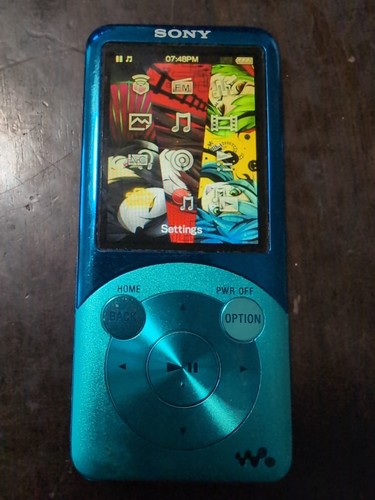 Sony Walkman NW-S754 Teal Blue 8GB Digital MP3 Player New Battery | eBay