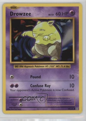 Drowzee Pokémon XY Evolutions 20th Anniversary #49 | eBay