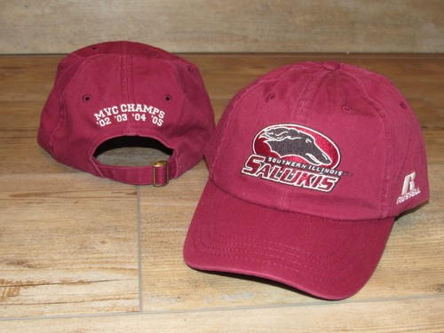 Southern Illinois Salukis SIU Missouri Valley Champ Strapback Hat Cap ...