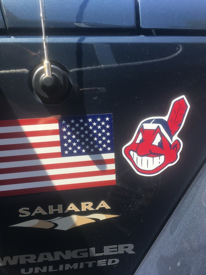 Cleveland Indians magnet Chief Wahoo car magnet 6" tall magnet chief ...