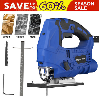 5800W Electric Jigsaw Cutter 6 Speed Laser Guide 45° Pendulum Wood ...