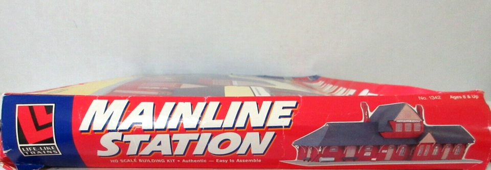 Life-Like Trains Mainline Station HO Scale Scenery Model Kit No. 1342 ...