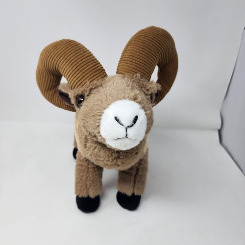 Wild Republic Brown Big Horn Sheep Ram Plush 12" Soft Toy Stuffed ...