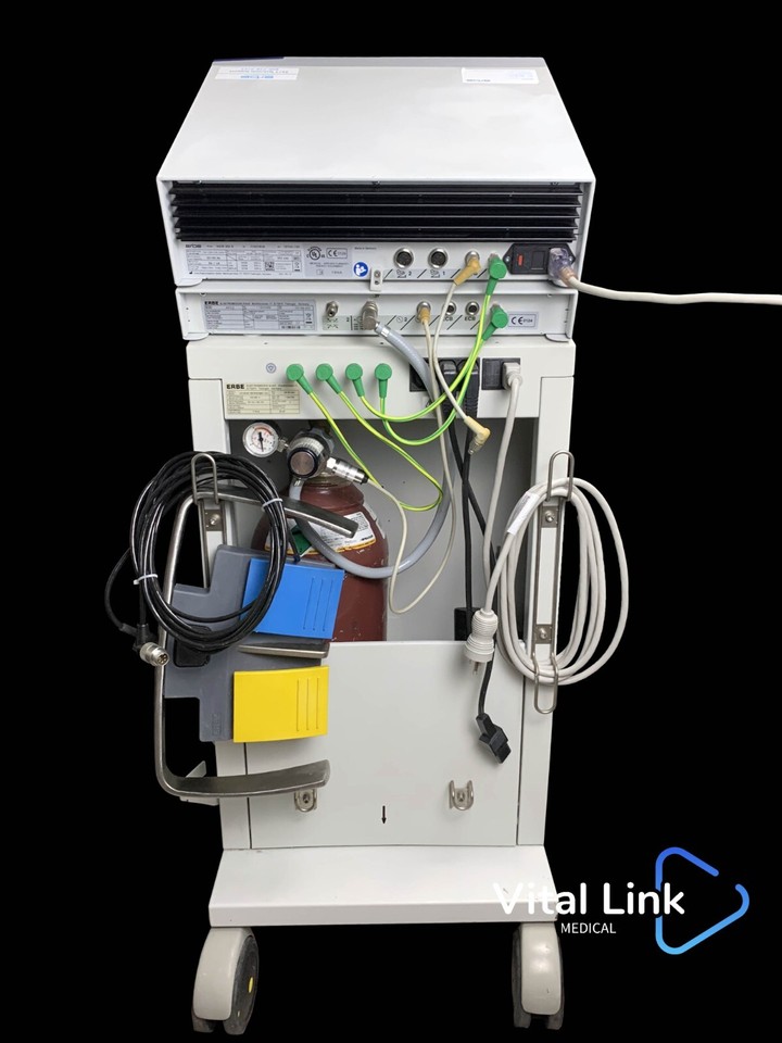 Erbe Vio 300D V 2.7.1 Erbe APC2 w/ Footswitch, Cart, Tank, Cords & More ...