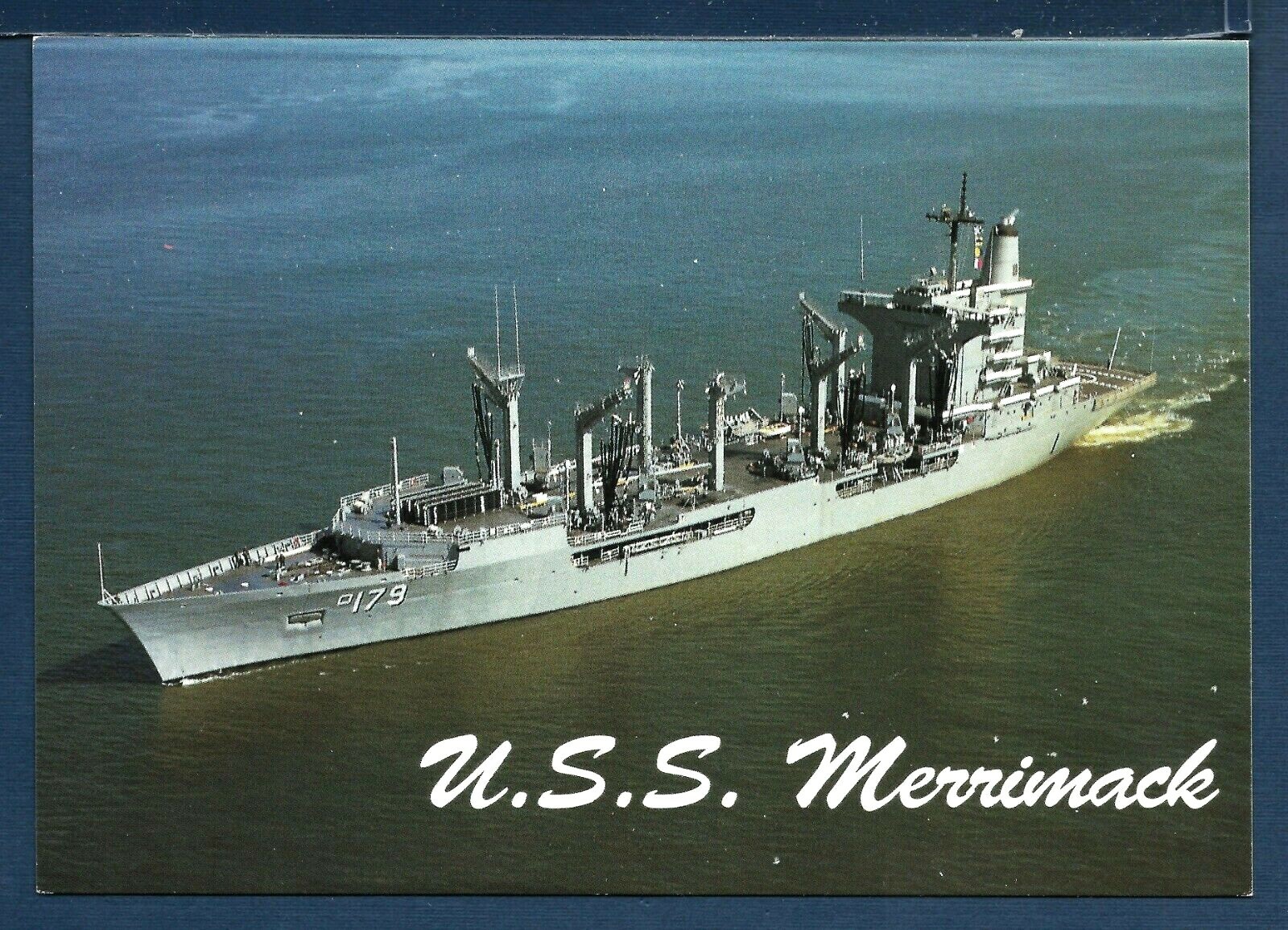 USS MERRIMACK AO-179 Fleet Oiler | eBay