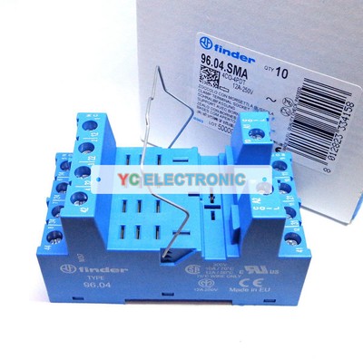 10pcs/box For Finder Type 96.04 SMA Relay rail base 12A 250V | eBay