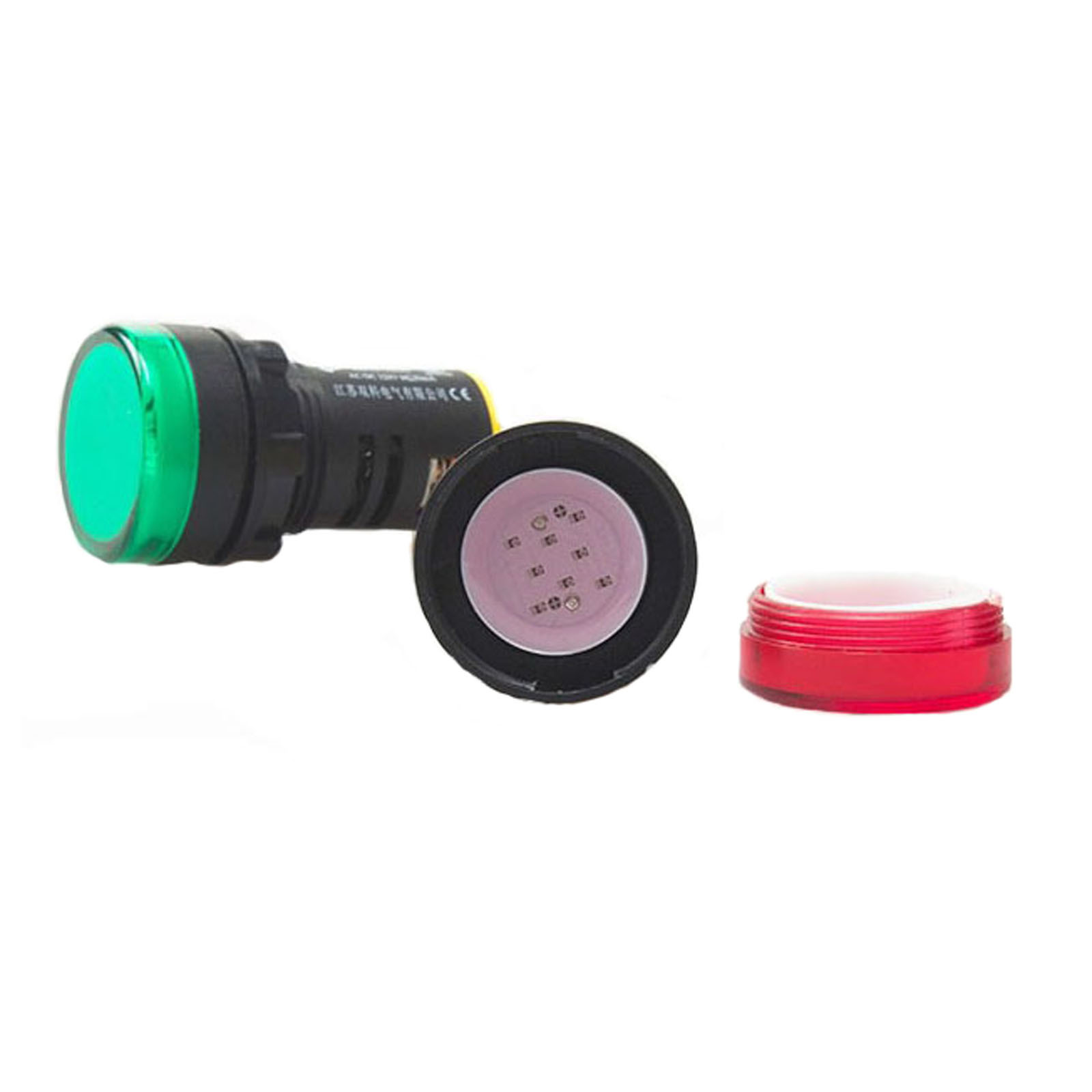 22mm AC 110V AD56-22DS Green LED Power Indicator Signal Light | eBay