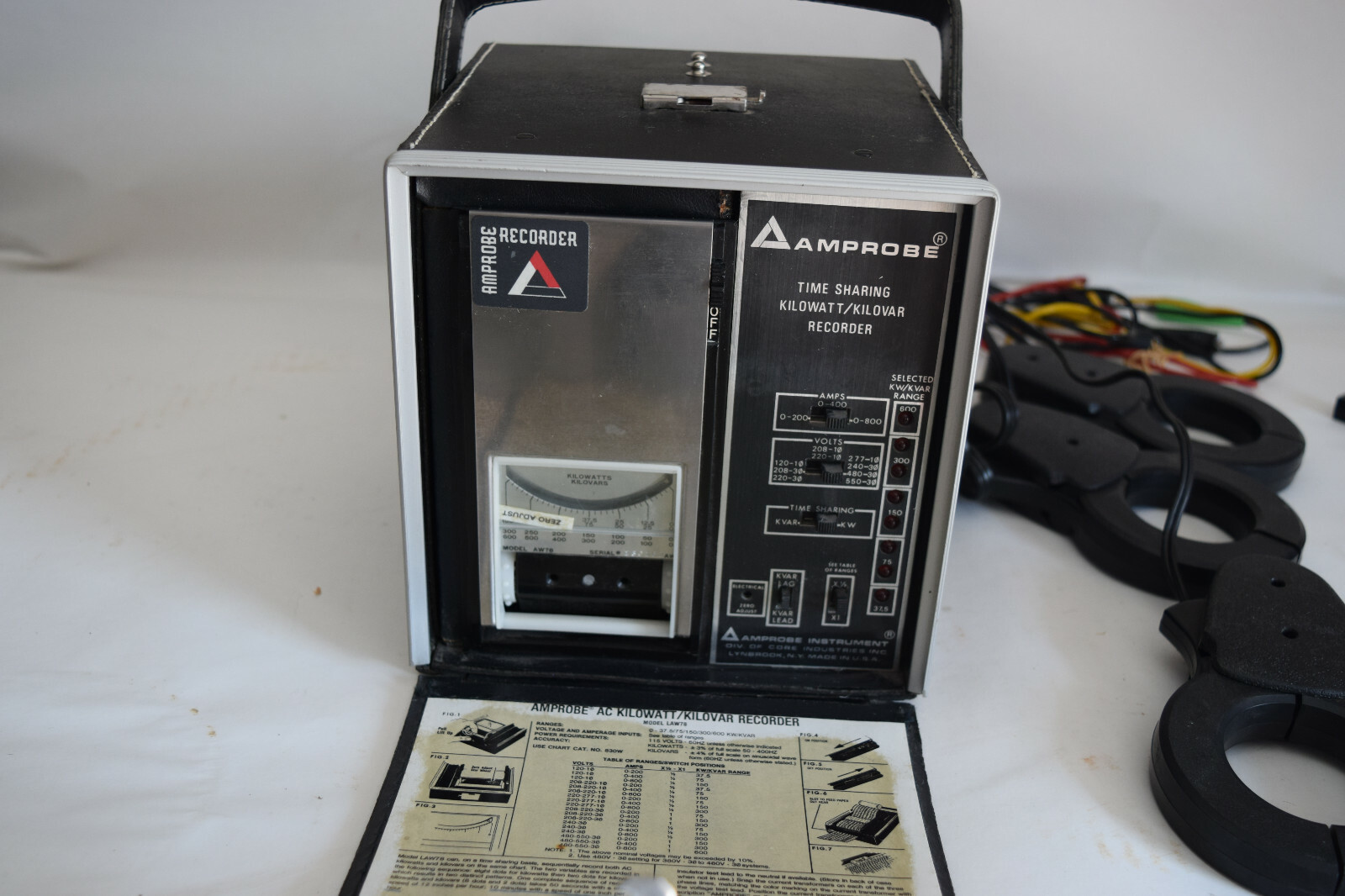 AMPROBE AC KILOWATT/KILOVAR RECORDER LAW78 or LSW79??? | eBay