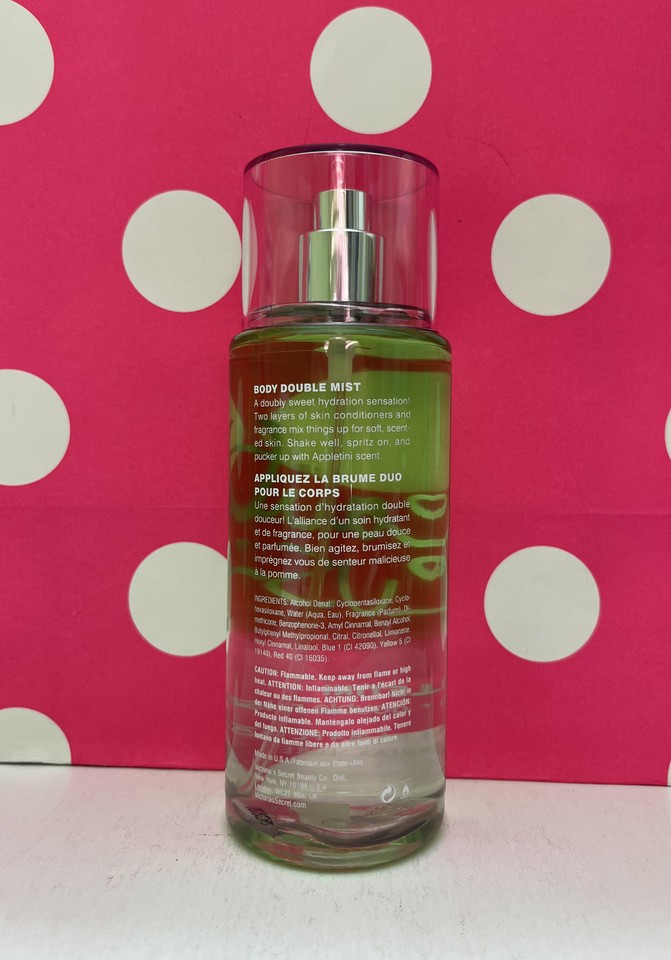 (1) Victoria's Secret Beauty Rush APPLETINI Body Double Mist 8.4oz ...