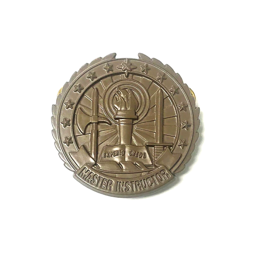 U.S. Army Master Instructor Badge Black Metal Brite | eBay