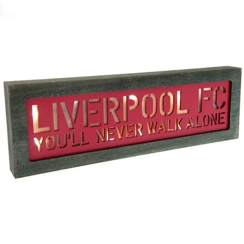 Liverpool FC Light Up Wooden Sign LFC Official | eBay UK