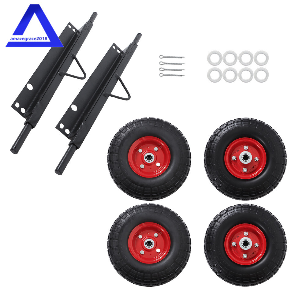 All Terrain Solid Never Flat Tires Wheel Kit Fit For Honda EU3000is ...