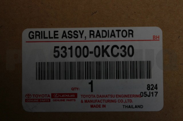 Genuine Toyota 53100-0kc30 Grille ASSY 531000KC30 OEM for sale online ...