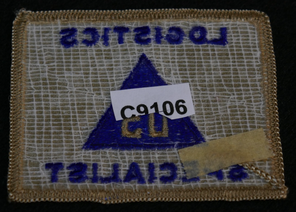 Cold War US Army Civilian Consultant 'LOGISTIC SPECIALIST' SSI Shoulder ...