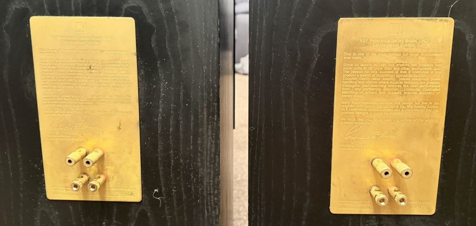 KEF REFERENCE SERIES - 104/2 RAYMOND COOK - LTD EDT SPEAKERS - REFOAMED ...