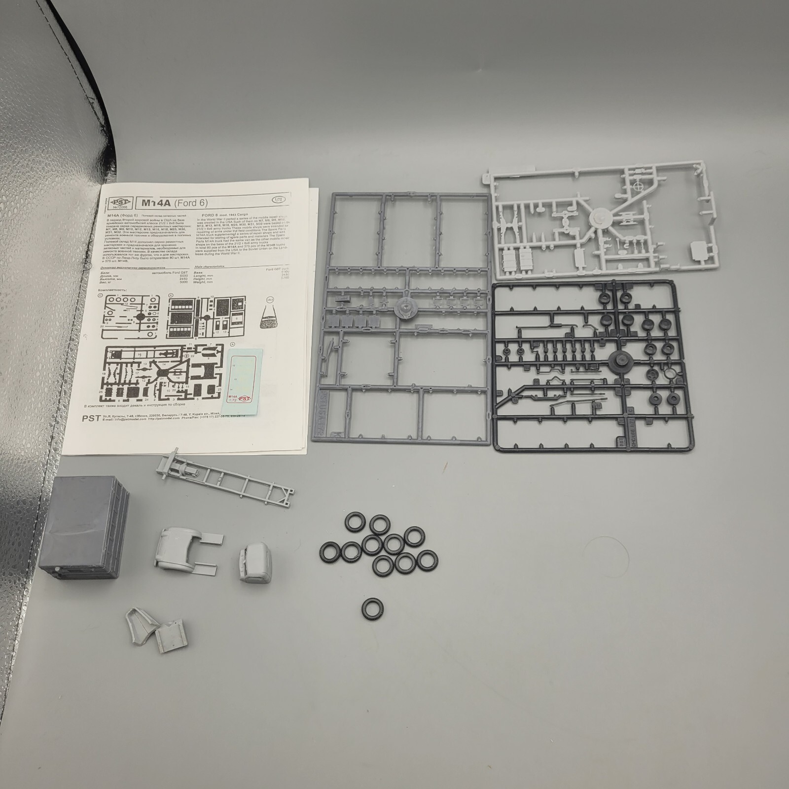 PST 72058 M14A Spare Parts Truck (Ford 6 Truck) Model Kit 1/72 STARTED ...