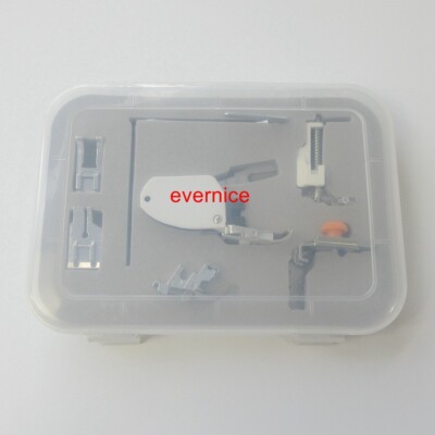 7 Presser Feet & Plastic Box For Elna 1010,2110,520 eXperience,6000 ...