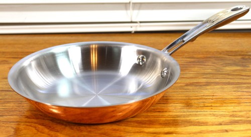 Rare NIB Unused All Clad Copper C4 8" Skillet Pot Fry Pan Made in USA ...