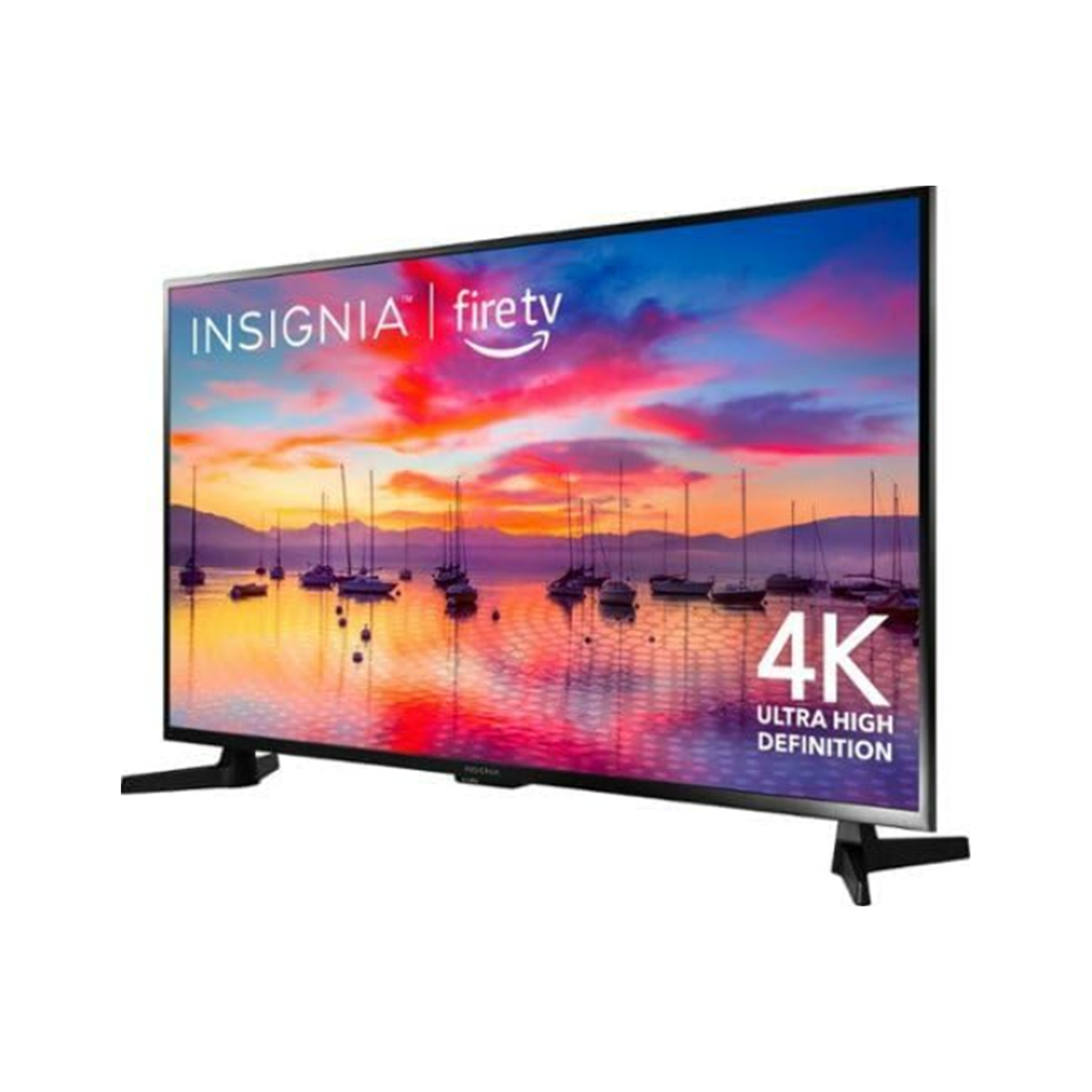 43-inch 4K Black Ultra HD LED High Bright Resolution Television HDR ...