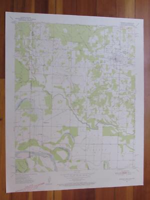 Foreman Arkansas 1952 Original Vintage USGS Topo Map | eBay