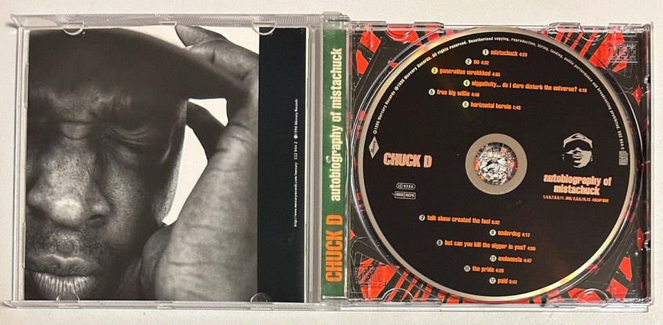 Chuck D - Autobiography of Mistachuck CD Free Shipping Public Enemy ...