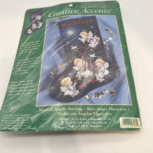 Dimensions Musical Angels Stocking Counted Cross Stitch Kit | eBay