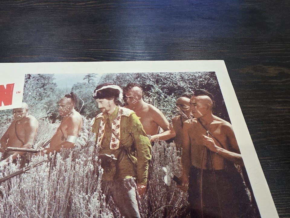 Vintage Western Movie Lobby Card Daniel Boone George O'Brien Heather ...