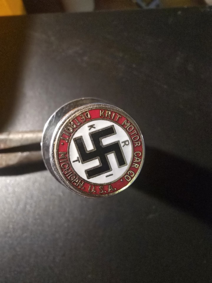 Krit Motor Company Emblem Lucky Cross 1912 Sterling Silver | eBay