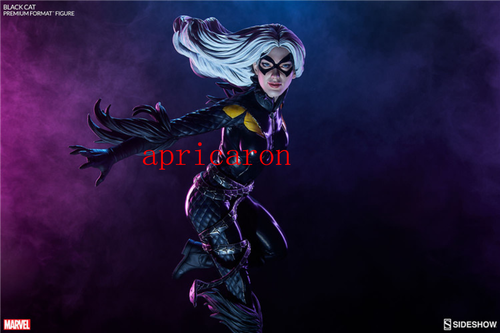 Sideshow Black Cat Statue Figure Resin Model Collectible Limited Boy ...