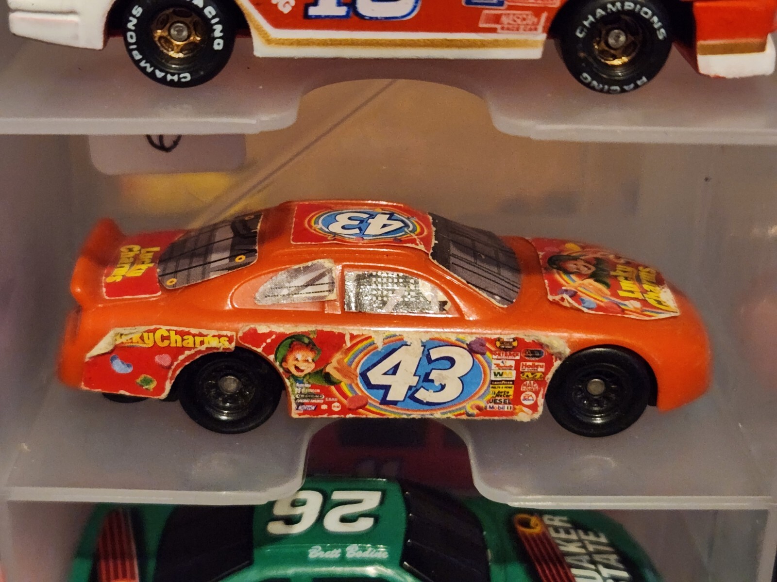 hot wheels/matchbox NASCAR cars(case #135) plastic wheels race racing ...