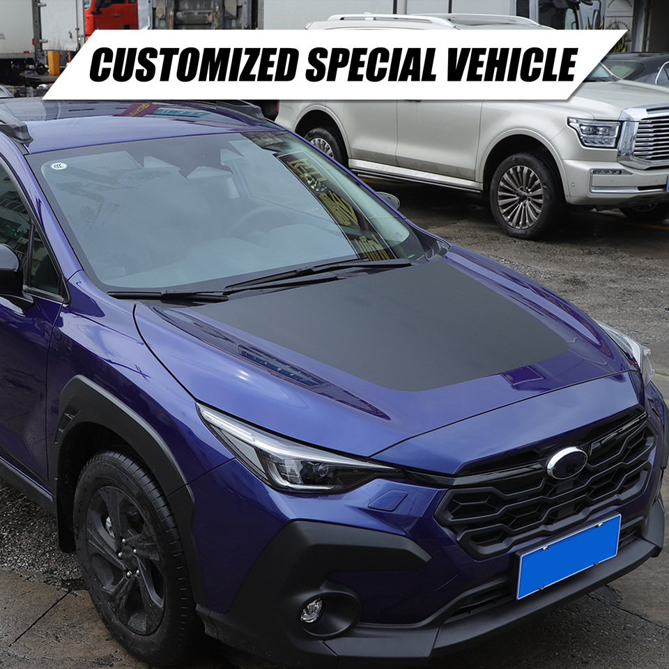 Blackout Car Front Hood Decal Vinyl Styling Sticker For Subaru ...