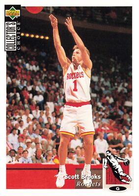 Scott Brooks 1994 Collector's Choice #265 Houston Rockets | eBay