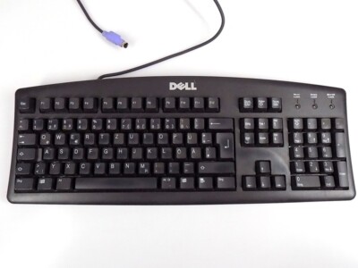 Dell RT7D20 PS2 PS/2 QWERTZ Tastatur Keyboard (German) Schwarz (05N286 ...