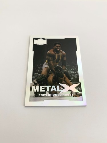 Powerhouse Hobbs Metal-X 2022 Skybox Metal Universe AEW Card # MX-16 | eBay
