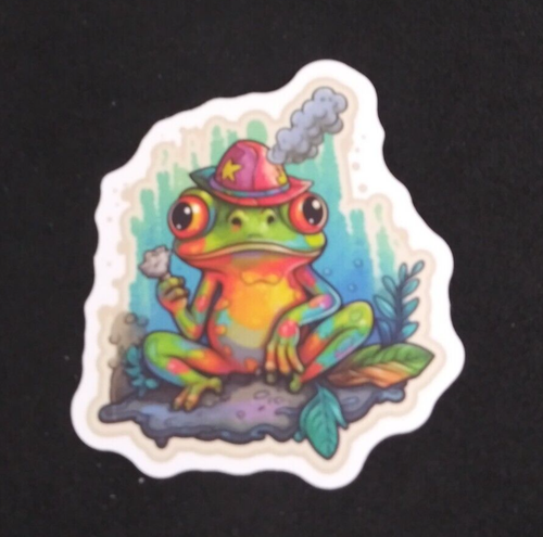Cute Amphibian Frog Sticker 2.25" x 2" (AR) | eBay