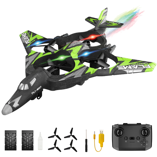Fistone RC Plane with Spray, Remote Control Foam Glider Remote Control ...